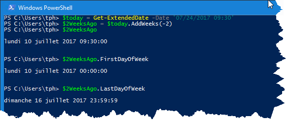 PowerShell Extend Extended Get Date With Add Weeks Methods Thomas 